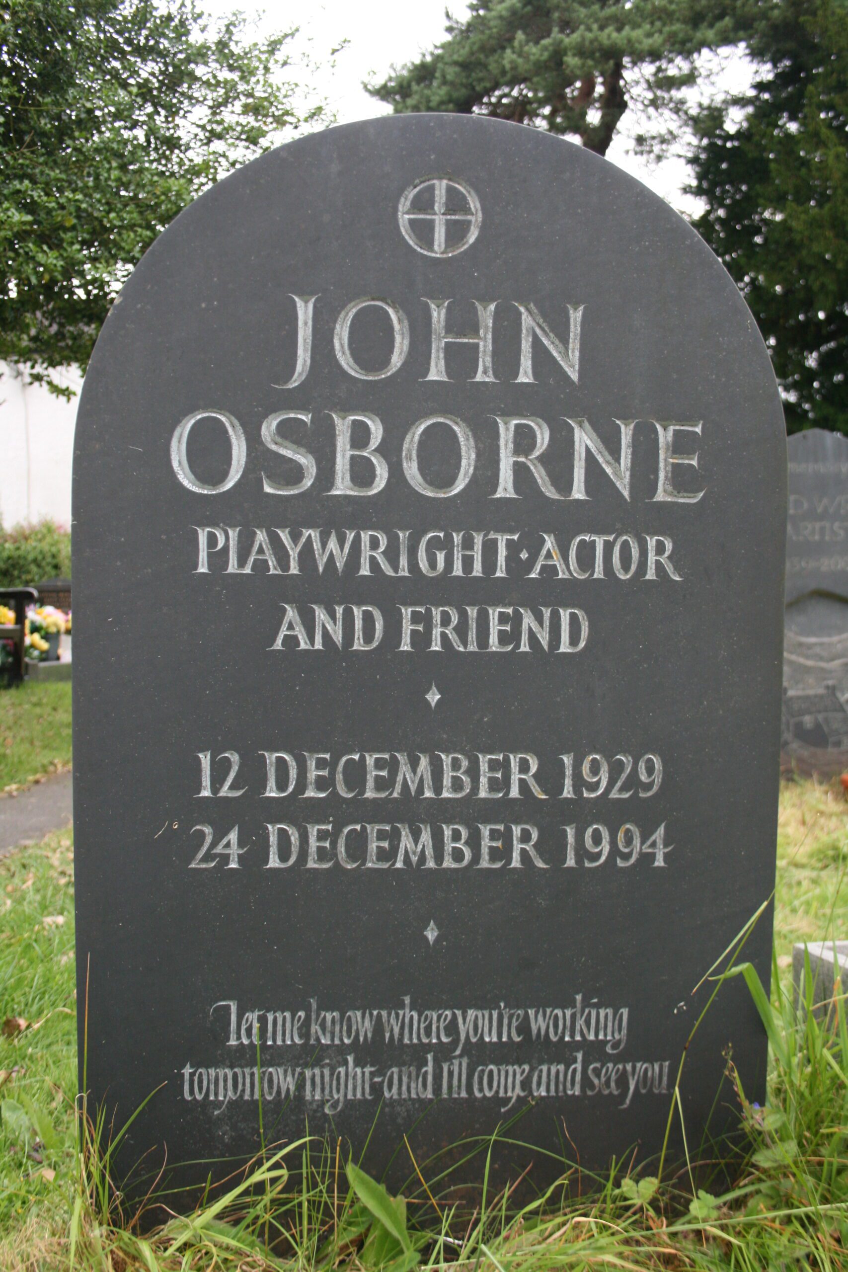 An Angry Young Man: John Osborne (1929-1994) - Grave Stories